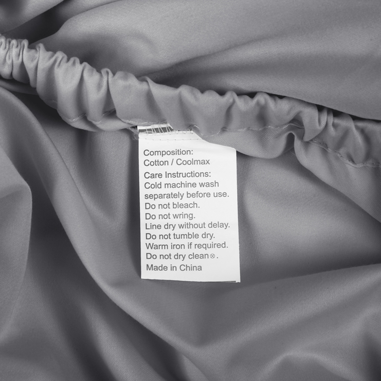 Cool max cotton elastic fitted bed sheets